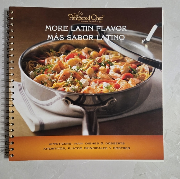 Pampered Chef | Kitchen | Pampered Chef Silver Cookbook More Latin ...